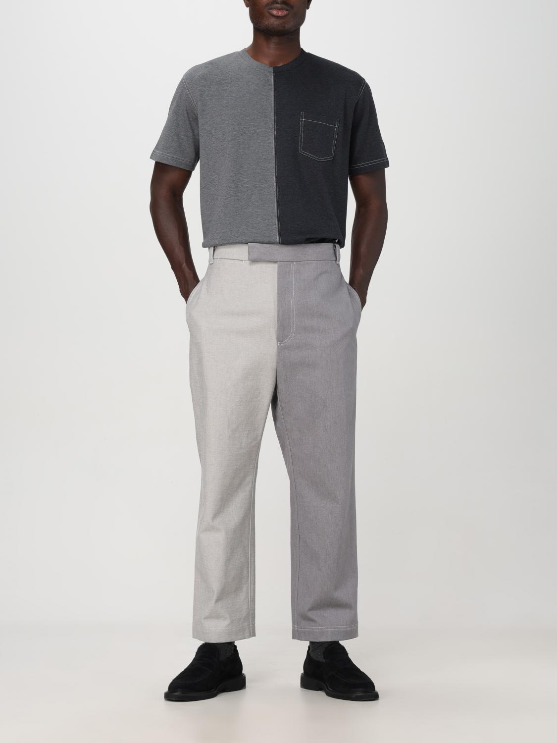 THOM BROWNE Thom Browne Two-Toned Mid-Rise Jeans